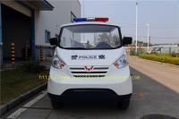 China Multi Color 4 Passenger Electric Patrol Car For Security Cruise With Caution Light for sale
