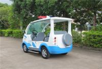 China Blue / White Electric Golf Car With Toplight Fiber Glass 4 Seats For Resort for sale