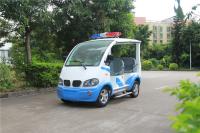 China Blue / White Electric Golf Car With Toplight Fiber Glass 4 Seats For Resort for sale