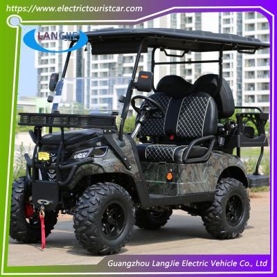 China 48V Battery Left Hand Drive Electric Golf Cart 4 Seats Electric Shuttle Car For Golf Course for sale