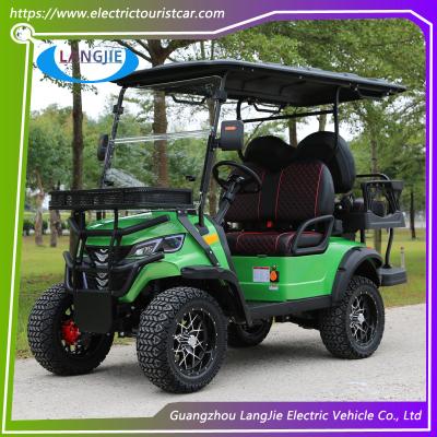 China New Design Color Option  Electric Golf Carts 4 Seater 48V Electric Club Car Energy Green Car for sale