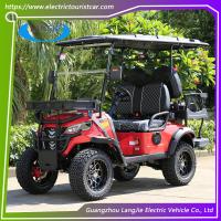 China Customized Color Support Electric Golf Carts with 4 Seats and 25% Climbing Ability for sale