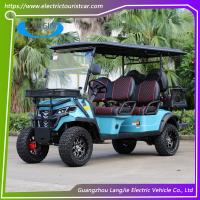 China Off-Road 6 Seats Electric Golf Cart With 48V / 5KW AC Motor For Outdoor Activities for sale