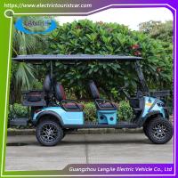 China High Performance 5KW AC Motor Off-Road Electric Hunting Cart 6 Seats Lifted Golf Cart for sale
