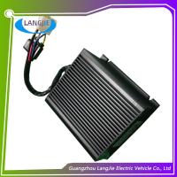 China Black Electric Cart Parts Golf Cart DC Converter Dual Output Type 150mm*150mm*45.5mm for sale
