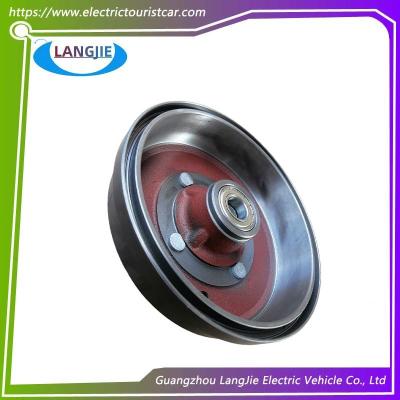 China Brake Drum And Nut With 4 Circulating Gas Components For Marshell Golf Cart for sale
