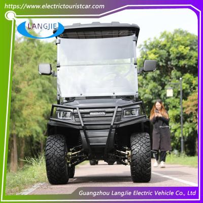 China AC Motor 4 Seats Electric Golf Car Color Customized Hunting Golf Carts Max.speed 40km/h for sale