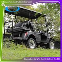 China 4 Seats AC Motor Electric Hunting Car 2 Rows For Wedding Place 30% Climbing Ability for sale