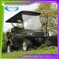 China 4 Seats AC Motor Electric Hunting Car 2 Rows For Wedding Place 30% Climbing Ability for sale