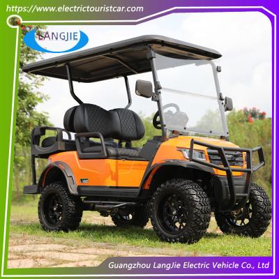 China 4 Wheels Electric Golf Cart 48V AC Motor Color Option  Club Car  for Park  Golf Course for sale