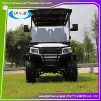 China 4 Persons 48V Battery Electric Cars With Black Seat Zero Emissions Electric Hunting Car for sale
