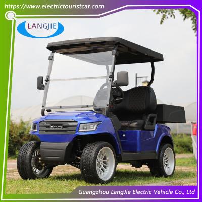 China 48 Volt Club Car Electric Cargo Car 2 Seats AC Motor Electric Food Cart For Resort for sale