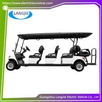China White Color 48V 5KW AC Motor Electric Golf Carts With 8 Seats Easy Operated for sale