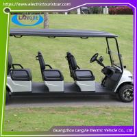 China Lead Acid Dry Battery Powered Club Golf Carts  White Electric Car Golf Cart 6 Seats for sale