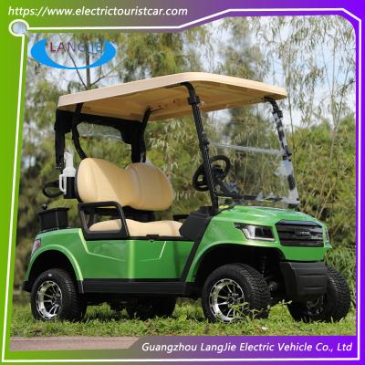 China Powerful Electric Golf Club Car 2 Seater With AC Motor 48V 4KW Low Speed Golf Car for sale