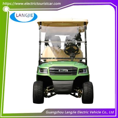 China 4 Wheel 2 Person Electric Club Golf Cart Car 48V Battery Powered With Roof for sale