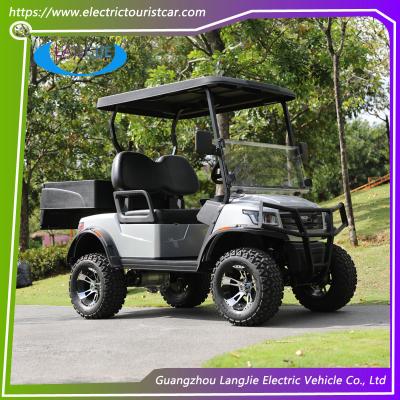 China 2 Seater Electric Car With Cargo Box 48V Club Car Utility Vehicle  For Hotel for sale