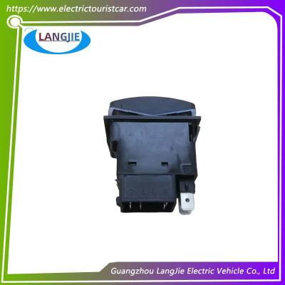 China LVTONG Golf Cart High-Quality Black Power Supply Front And Rear Switch Button Switch Assembly for sale