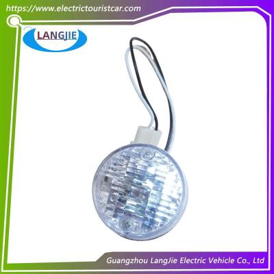 China OEM White 12V Circular LED Front Fog Light For Marshell Golf Cart Parts for sale
