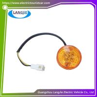 China Marshell Golf Cart Side Taillight LED Circular Left Front And Right Turn Signal Orange 12V Rear Taillight for sale