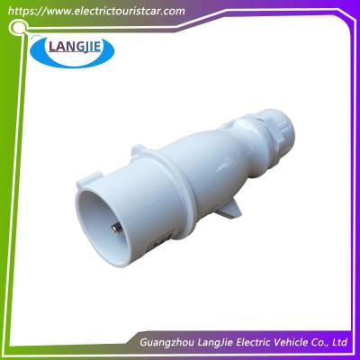 China Marshell Golf Cart Y-20 013A White Plug Connector Parts for sale