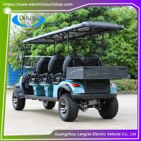 China Electric Utility Carts  6 Seaters Powerful 4 Wheel Electric Car Golf Buggy Cart for sale