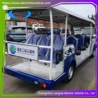 China Blue / White  14 SEATS 1.25L Gasoline Sightseeing Car For Resort Car for sale
