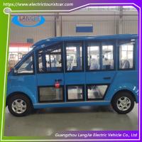 China Resort 10 Seater Electric Car Closed Door Type Electric Sightseeing Bus For Park for sale