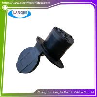 China Golf Cart EAGLE Charging Plug Female Seat 48V Black Plastic Material for sale