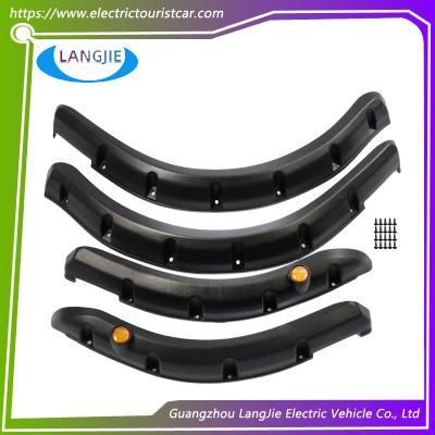 China Golf Cart Front Rear Fender Flares For EZGO RXV 2008-2015 With Metal Hardware Set Of 4 for sale