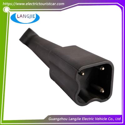 China Electric Golf Cart Charger 3 Pin Connector Plug Without Wire For YAMAHA Golf Cart Parts for sale