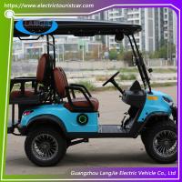 China 4 Wheel Electric Golf Cart 4 Seats AC Motor Dry Battery 48V Resort Car For Hotel for sale