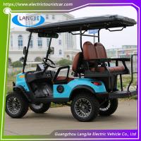 China Low Speed Electric Vehicles 4 Seats AC Motor Electric Golf Cart For Resort Car for sale