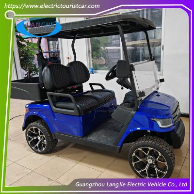 China Blue 2 Seaters Club Car Precedent Golf Cart For School 30km/H Max Speed for sale