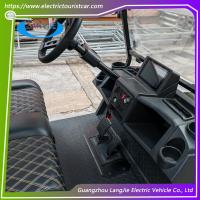 China 2 Seater Electric Car AC Motor Club Car Carts With 2pcs Rear View Mirror For Resort for sale