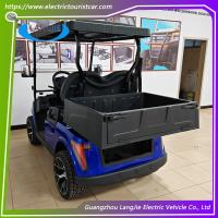 China White 48v Battery Golf Cart , Two Passenger Club Car Golf Cars Accelerator for sale
