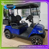 China White 48v Battery Golf Cart , Two Passenger Club Car Golf Cars Accelerator for sale