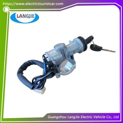 China Buggy Golf Cart Key Ignition Switch Cylinder For Wuling Golf Cart Replacement Parts for sale