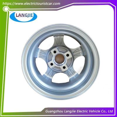 China Electric Sightseeing Car 4-Hole Rim Marshell Alloy Wheel Hub Assembly Club Golf Cart Parts for sale
