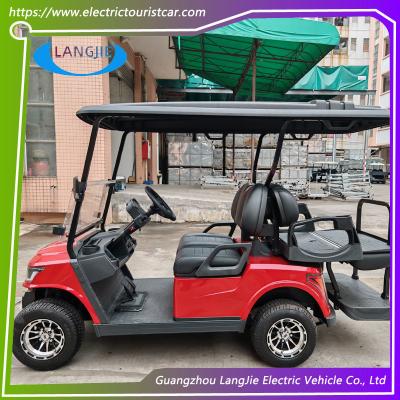 China 4 Seats Low Speed Electric Vehicles 4 Wheel Electric Golf Cart For Tourist Car Hire for sale