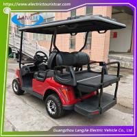 China Four Seater Electric Car 48 Volt Club Car With Rear Brake Lights For Park for sale