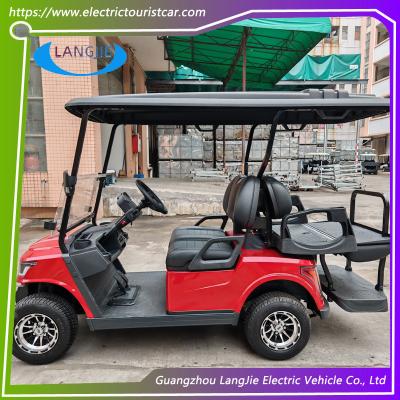 China 4 Seats 4 Wheel Electric Golf Cart  AC Tourist Car Hire For City Walking Street for sale