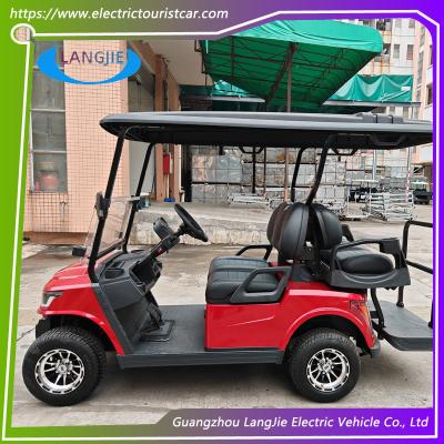 China 4 Seater Electric Car AC Motor Low Speed Electric Vehicles  For Resort Car for sale