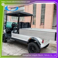 China AC Controller Electric Utility Carts Dry Battery Powered Utility Vehicles For Park for sale