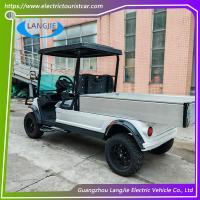 China 48v AC motor Electric Mini Truck 2 seats electric utility golf cart With Roof for Park for sale