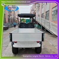China White Color 2 Seeats Electric Luggage Cart buggy  With AC Motor For Park for sale