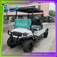 China White Color 2 Seeats Electric Luggage Cart buggy  With AC Motor For Park for sale