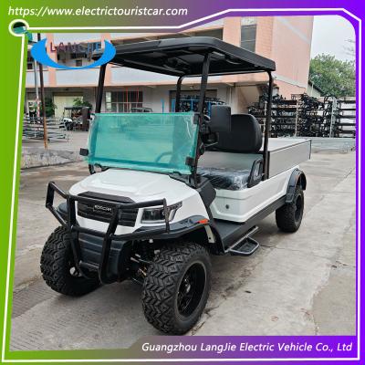 China White Color 2 Seats Passenger Electric Golf Carts AC Motor Electric Cargo Vehicle for Park for sale