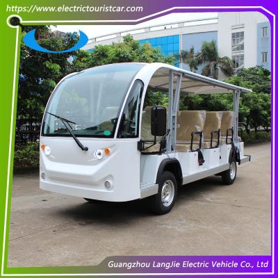 China 4 Wheel Electric Car 14 Seats Electric Sightseeing Bus 72V 7.5KW AC Motor Max.Speed 30 Km/H for sale