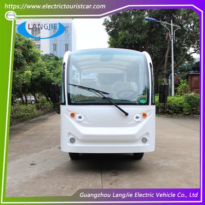 China 72V 7.5KW AC Motor Electric City Bus 14 Persons Electric Shuttle Vans Max.Speed 30 Km/H for sale